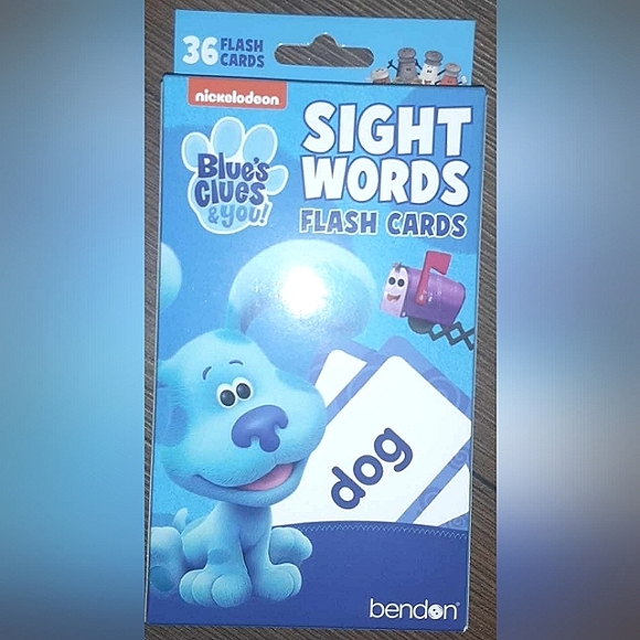 Other | New Blues Clues Sight Words Flashcards | Poshmark